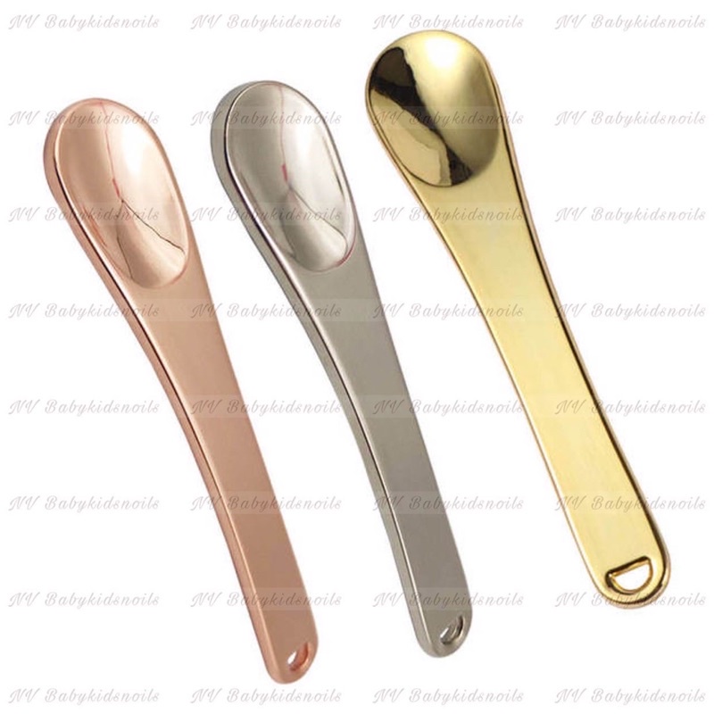Jual Spatula Mini Reusable Bahan Metal Untuk Makeup / Kosmetik Wanita ...