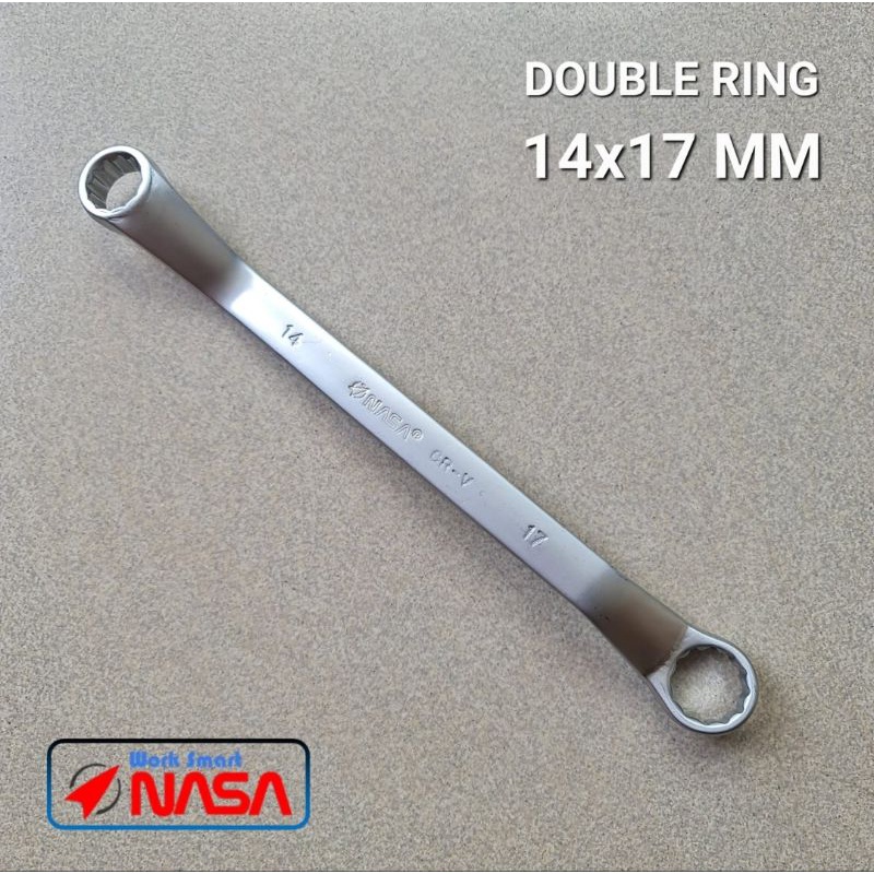 Jual Kunci Double Ring NASA 14x17 MM CRV | Shopee Indonesia