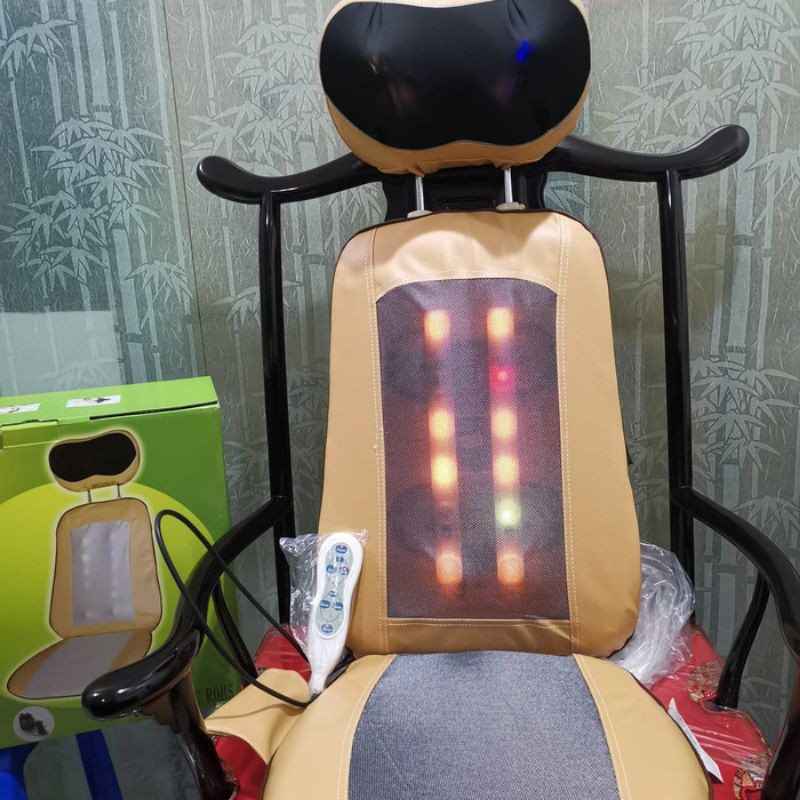 Jual Kursi Pijat Elektrik Bola Putar Massage Full Body Terapi Pijat Kneading Massage Leher ...