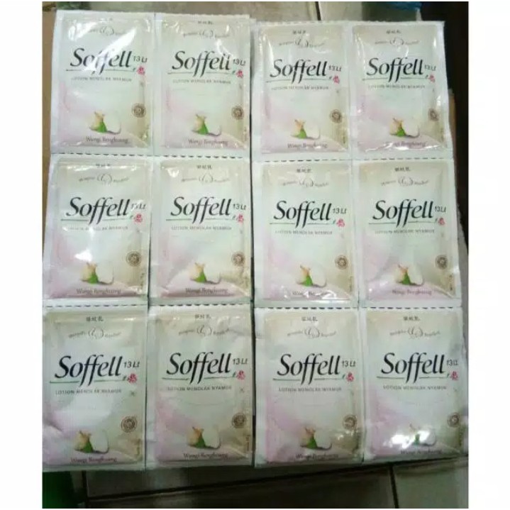 Jual SOFFELL BENGKOANG LOTION ISI 24 SACHET / SOFFEL BENGKOANG SASET ...