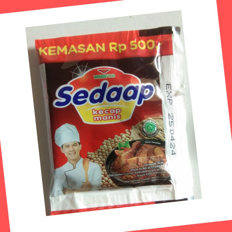 Jual Kecap sedaap manis sachet @16ml | Shopee Indonesia