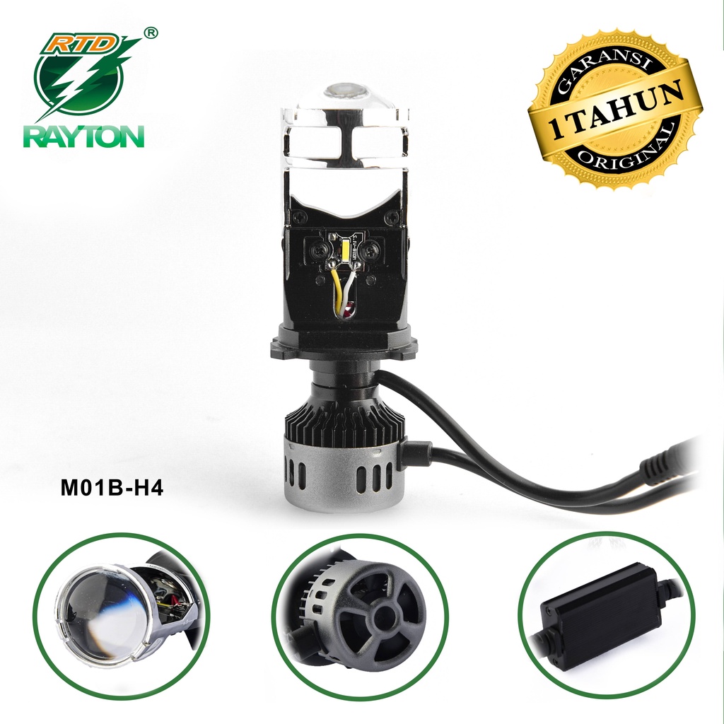 Jual Rayton Led Otomotif M01H-H4 dc9-18V Original Lampu Luxury Led ...