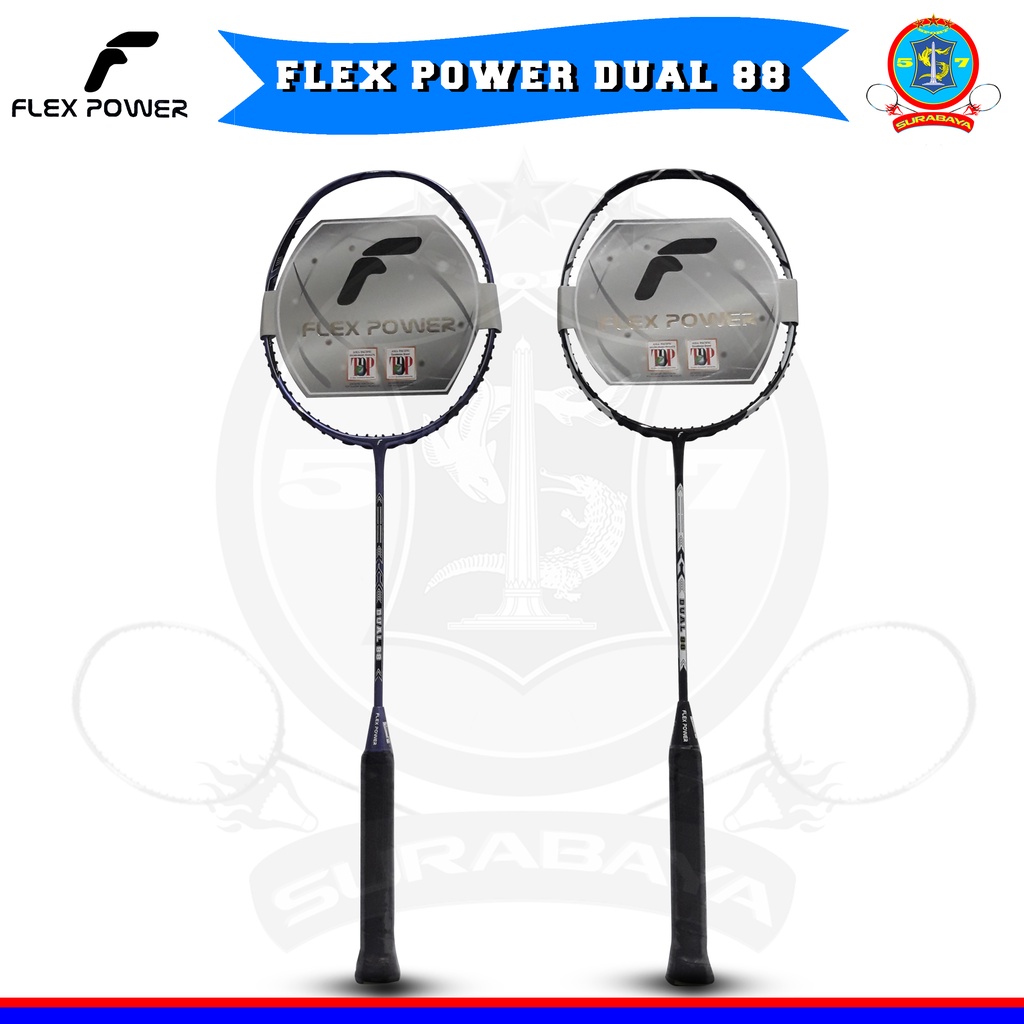 Jual Raket Original Badminton Flex Power Dual 88 28lbs | Shopee Indonesia