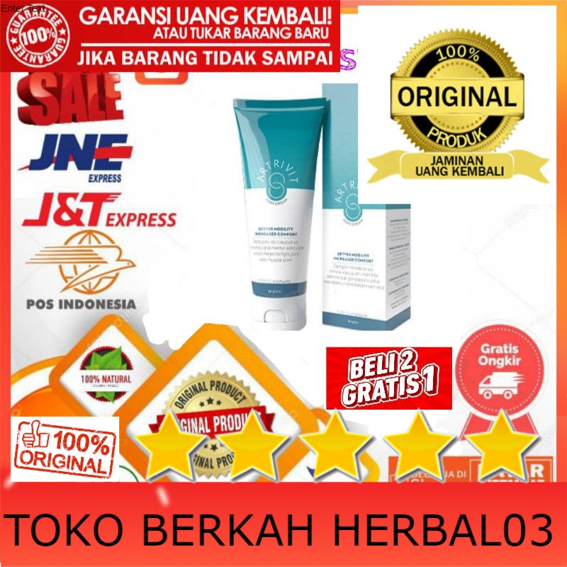 Jual 100% ASLI ARTRIVIT ORIGINAL CREAM NYERI SENDI LUTUT TULANG 100% ...