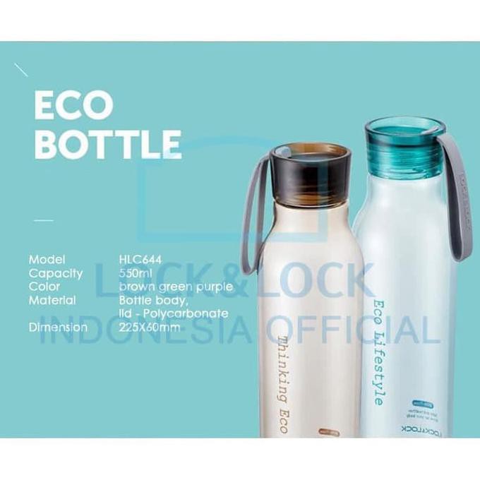 Jual Dapur-Terbaik-747S8- Lock N Lock Eco Bottle 550Ml Ungu/Cokelat ...