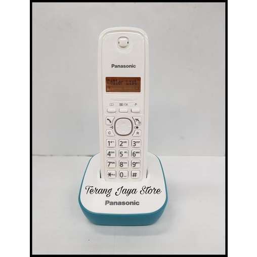 Jual Telepon Wireless Panasonic Kx-Tg1611 (Biru) Telepon Rumah Kx-Tg 1611 | Shopee Indonesia