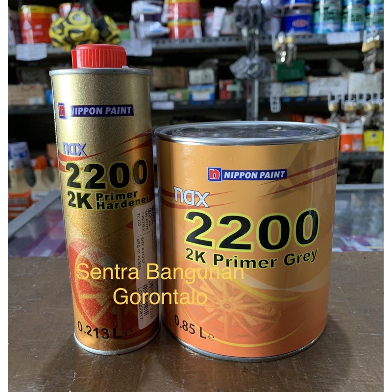 Jual Nippon Nax epoxy 2200 primer grey | Shopee Indonesia