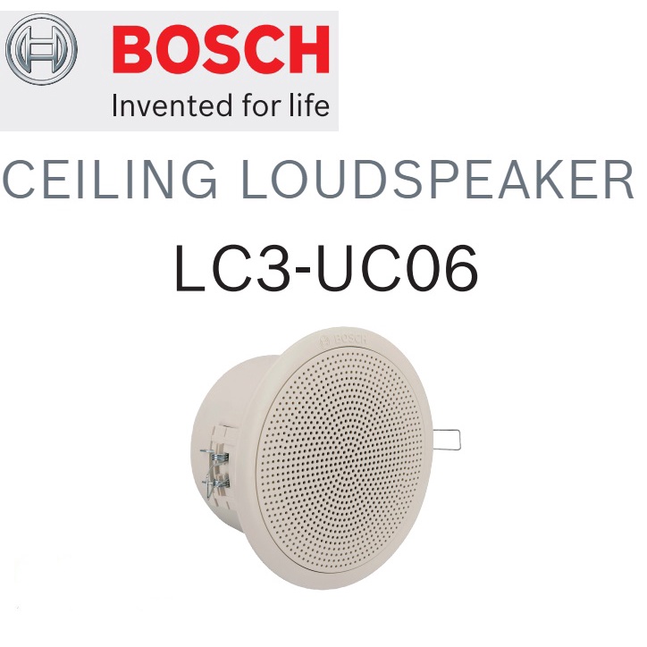 Jual CEILING SPEAKER BOSCH LC3-UC06 - PENGERAS SUARA LANGIT LANGIT LC3 ...
