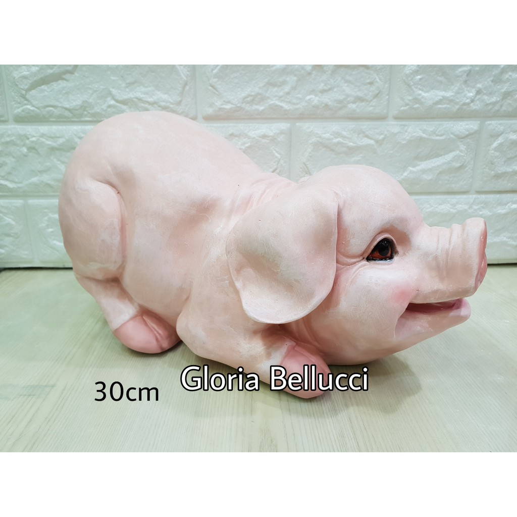 Jual patung pajangan babi ketawa pig jumbo piggy | Shopee Indonesia