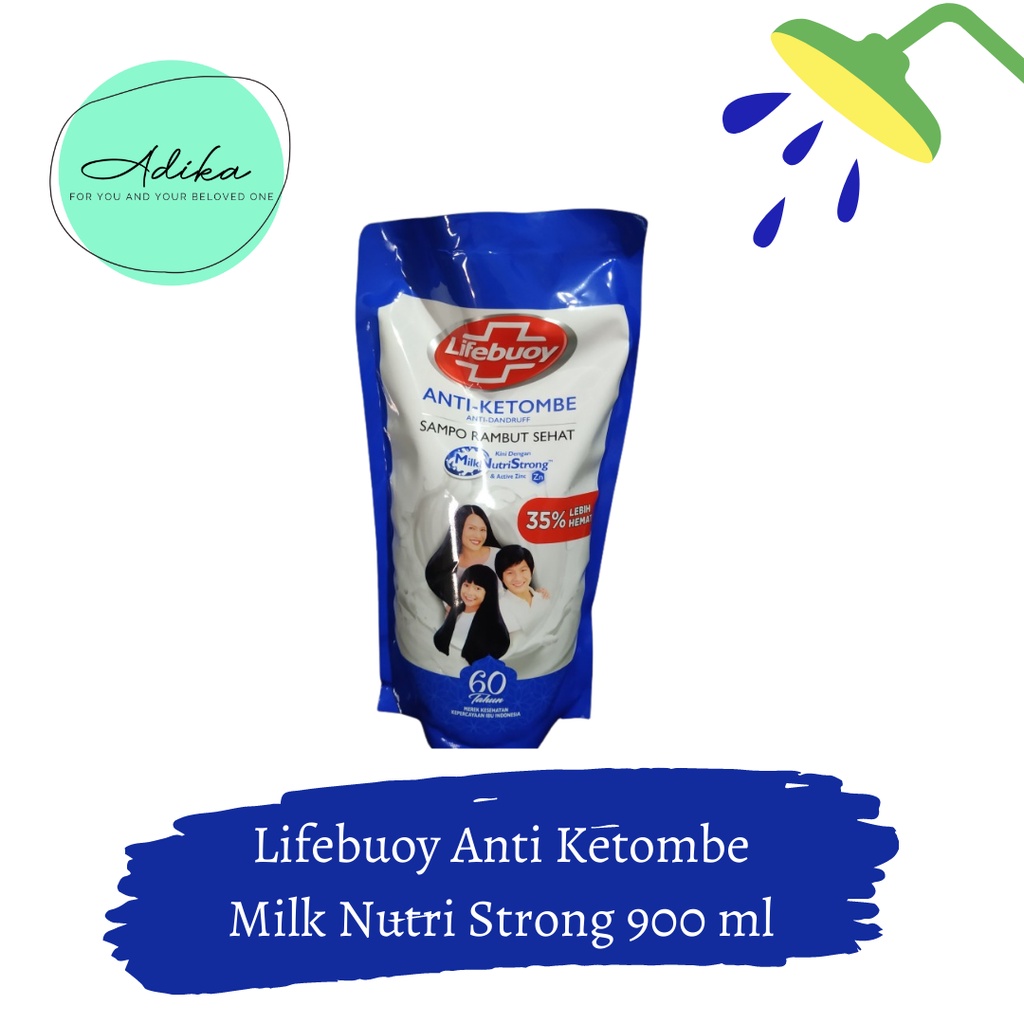 Jual Lifebuoy Anti Ketombe Milk Nutri Strong 900 ml | Shopee Indonesia