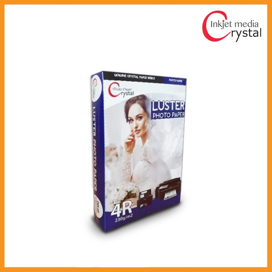 Jual RC Photo Paper 4R kertas inkjet foto Luster / Glossy Crystal Profesional | Shopee Indonesia