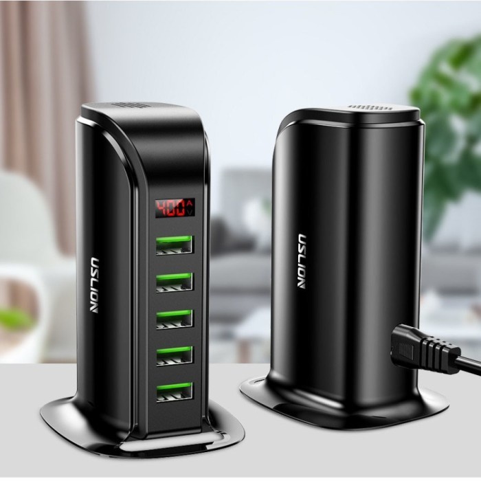 Jual USB HUB 5 PORT CHARGER HIGH SPEED TOWER DESIGN MULTIPLE GOOD ...