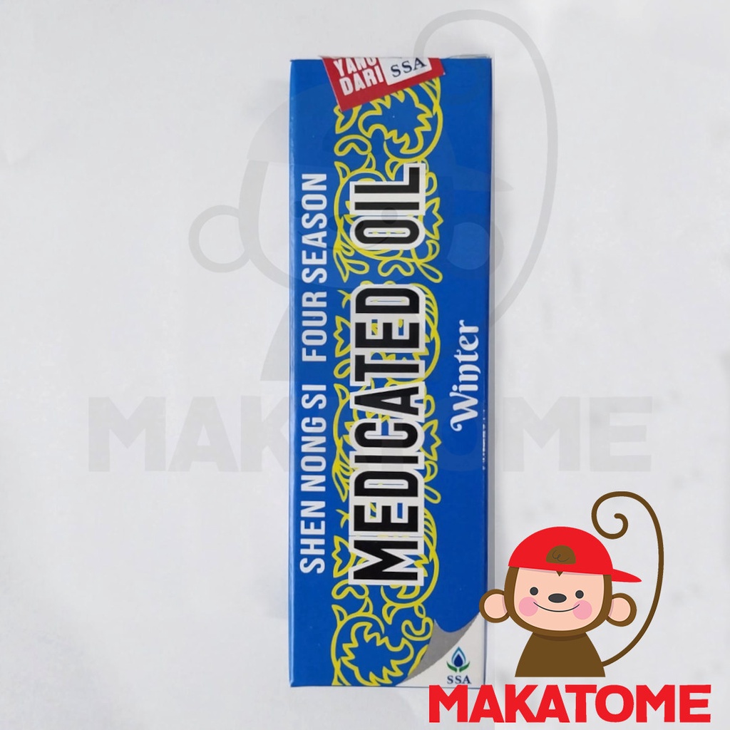 Jual Four Season Medicated Oil WINTER 20ml minyak angin SSA 20 ml BIRU ...
