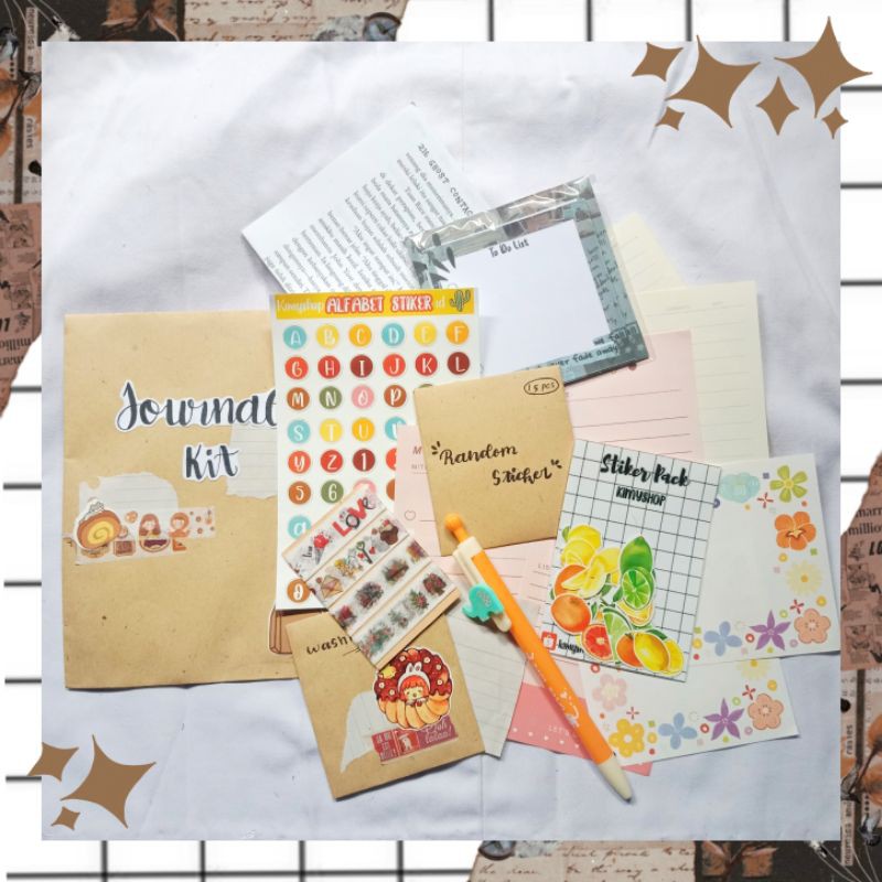 Jual Journal Kit lengkap (aesthetic) | Shopee Indonesia