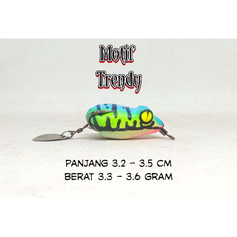 Jual Umpan mancing Soft Frog toman | Shopee Indonesia