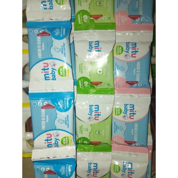 Jual Mitu baby tisu basah 4sheets kecil | Shopee Indonesia