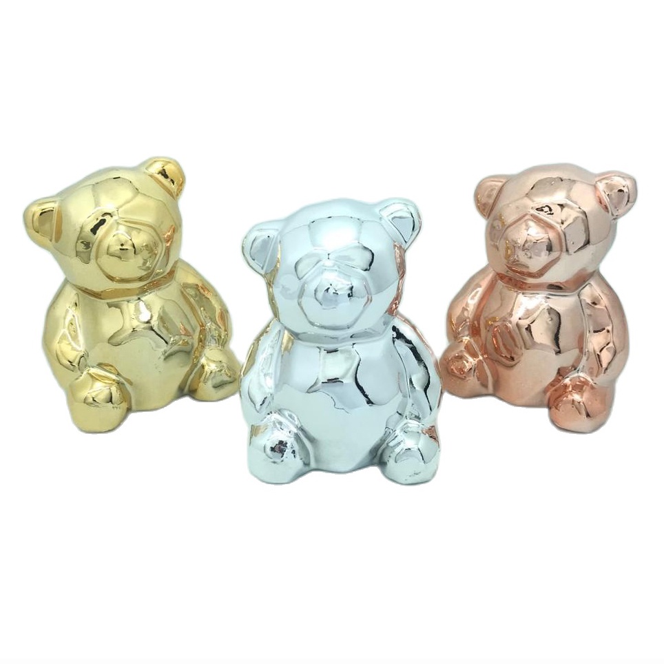 Jual Patung Beruang Keramik Kecil Tinggi 7.5 cm Lebar 5 cm/ Hiasan ...
