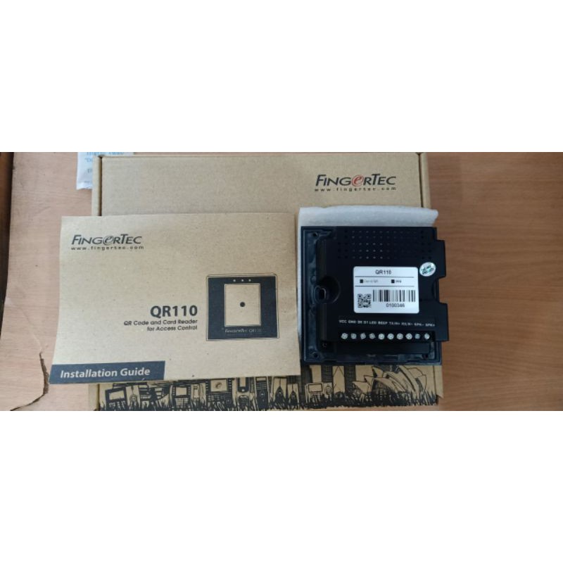 Jual Acces Door Fingertec QR 110 (Mesin Absensi) Verifikasi QR code dan ...