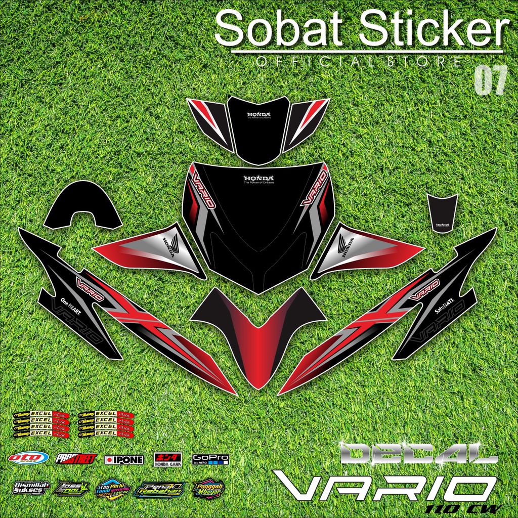 Jual DECAL FULL BODY VARIO KARBU 110 CW - DECAL STICKER FULL BLOCK ...