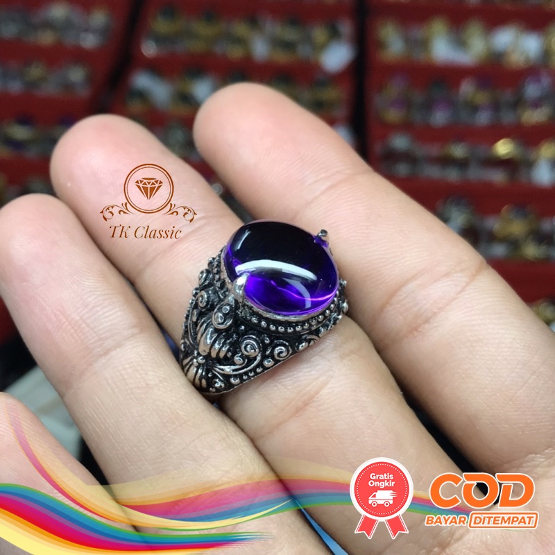 Jual Natural Batu Kecubung Bungur Tanjung Bintang Termurah | Shopee ...