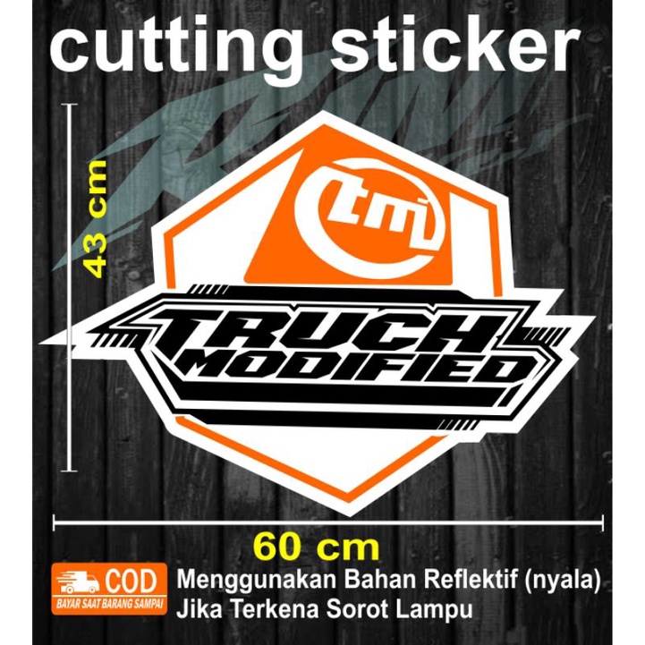 Jual stiker pintu mobil truck modified keren cocok untuk pintu mobil ...