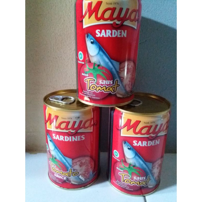 Jual SARDEN MAYA SAUS TOMAT UKURAN 425 GRAM | Shopee Indonesia