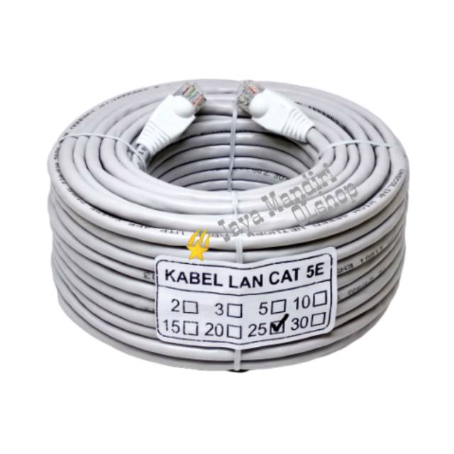 Jual Kabel LAN/UTP 25 Meter FULL CAT 5E merek VASCOLINK | Shopee Indonesia