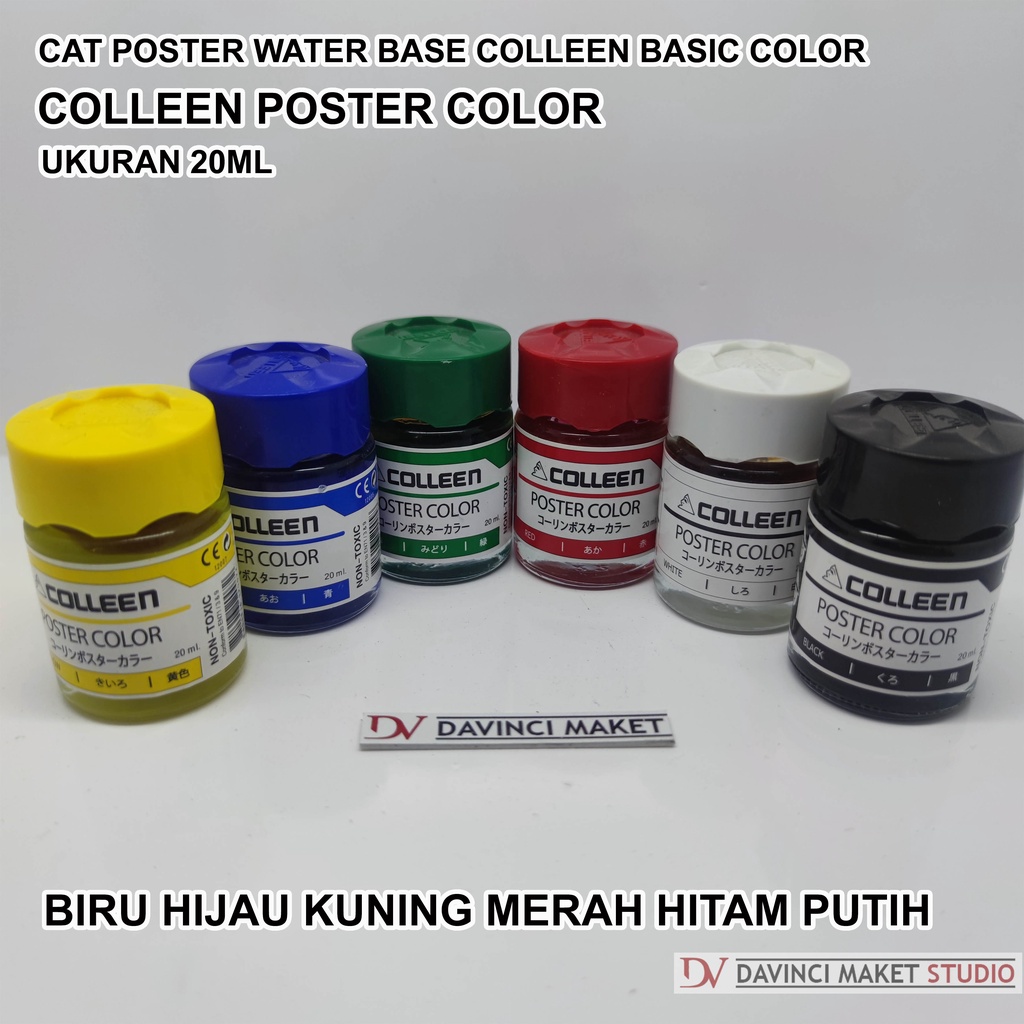 Jual Colleen Poster Color - Cat Poster Waterbase 20ml | Shopee Indonesia