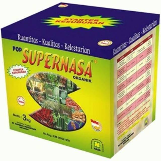 Jual PUPUK ORGANIK SUPERNASA 3 KG KWALITAS TINGGI PT NATURAL NUSANTARA ...