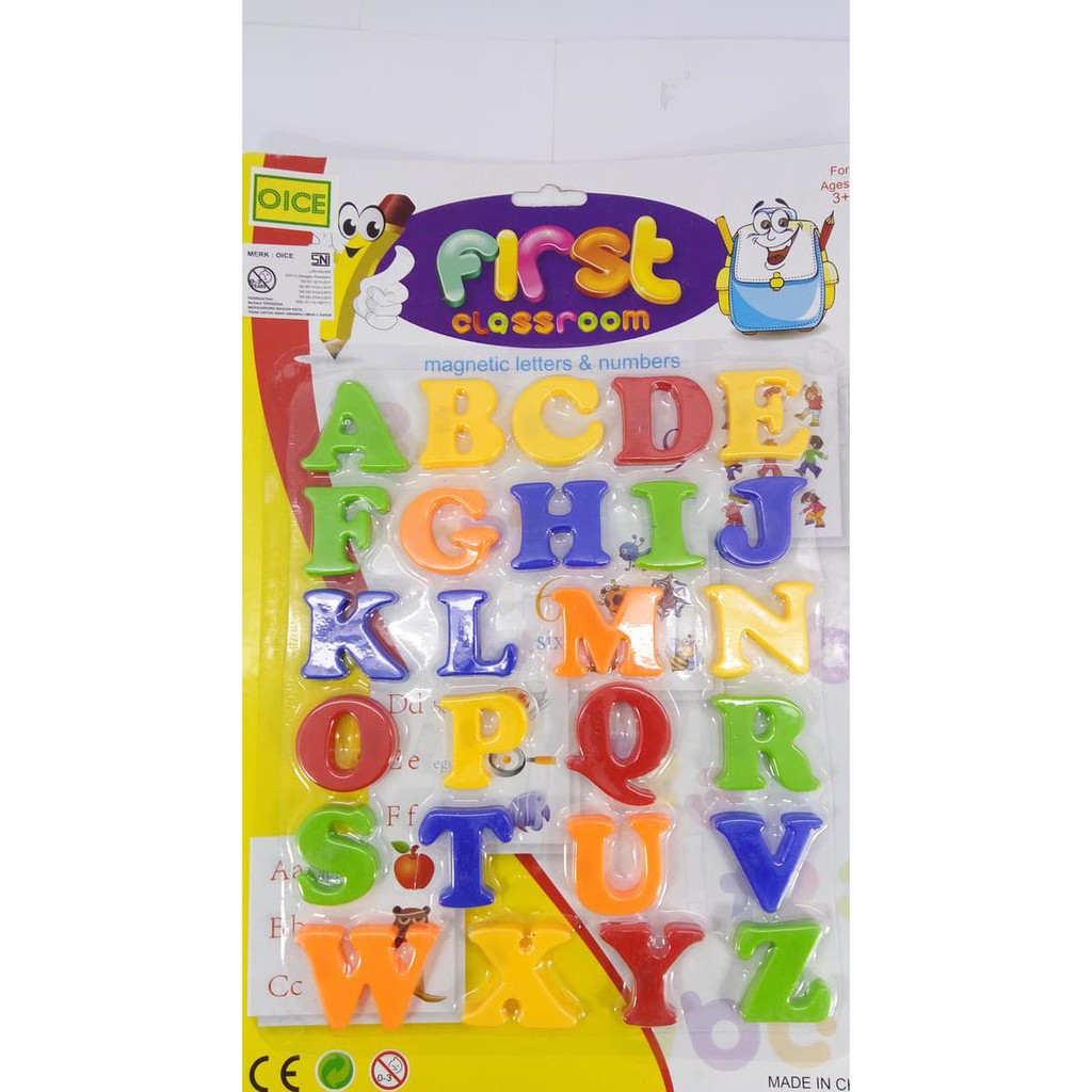 Jual Magnetic Letters & Numbers Capital Letters Magnet Huruf Besar ...
