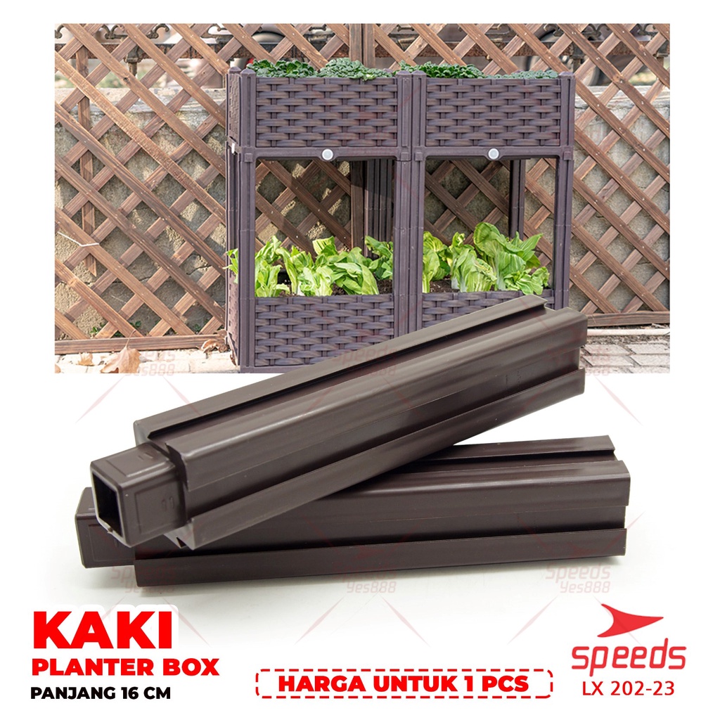 Jual SPEEDS Kaki Planter Box Penyangga Box Tanaman Pot Bunga Plastik ...