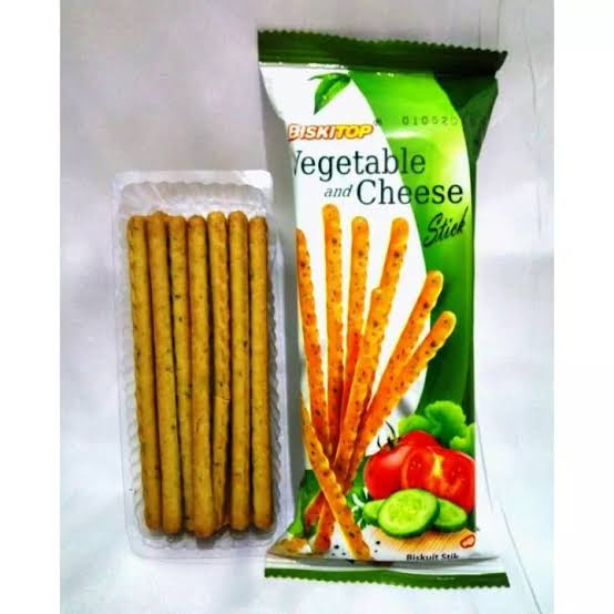 Jual Stick biskuit Biskitop vegetable and cheese cemilan enak dan murah ...