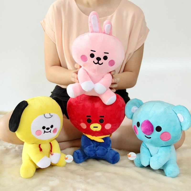 Jual Boneka BTS BT21|Boneka Korea BTS| Boneka Cute Baby Cooky Chimmy ...