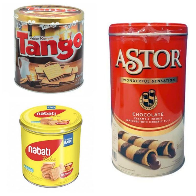 Jual biskuit kaleng tango, astor & nabati richoco kaleng 300g richeese ...