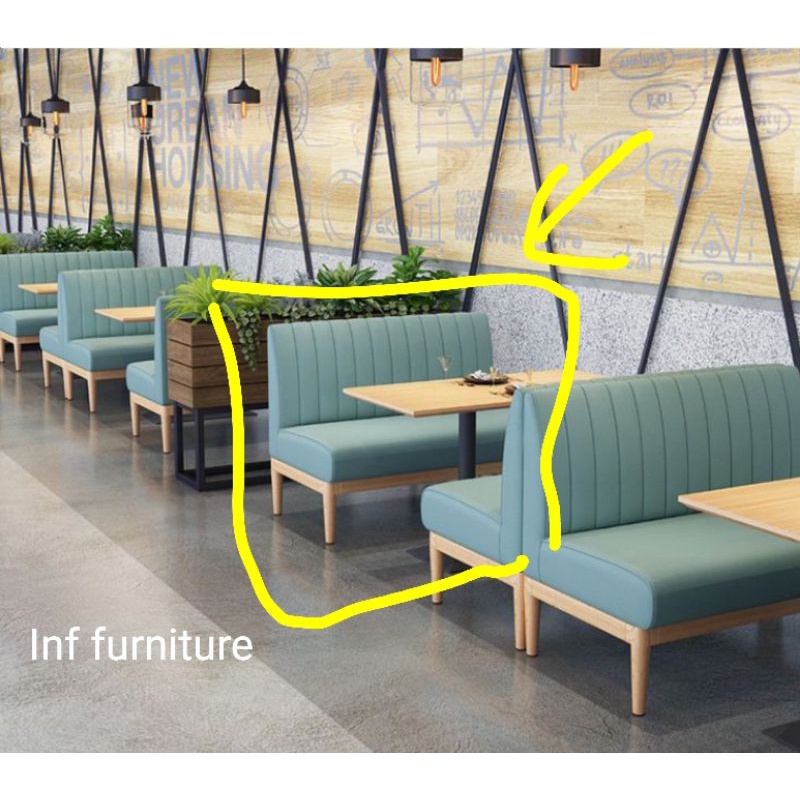 Jual sofa kafe minimalis sofa minimalis tanpa tangan cocok untuk kafe ...