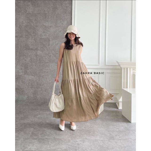 Jual Zahra dress polos rayon twill dress lekbong | Shopee Indonesia Jual Zahra dress polos rayon twill dress lekbong | Shopee Indonesia