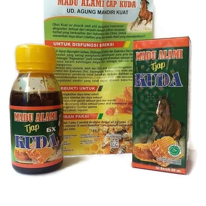 Jual Madu Tonik Tjap Kuda Stamina Kuat Pria Original Madu Jantan Pria ...