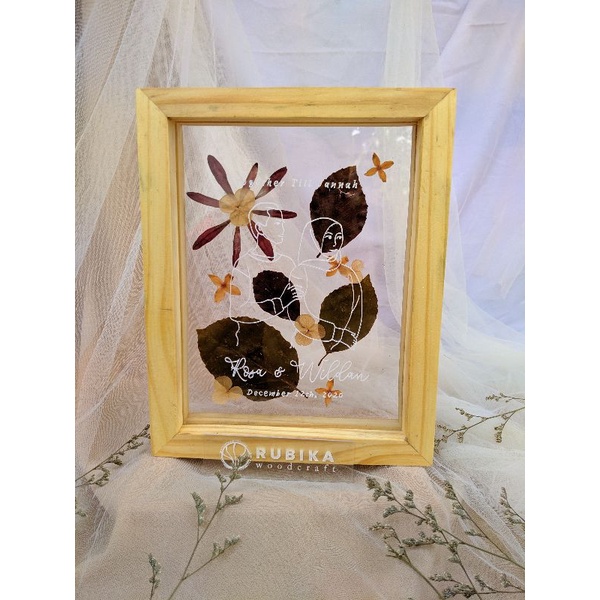 Jual Pressed Frame Rustik Pigura Press Rustic Bingkai Foto Double Glass ...