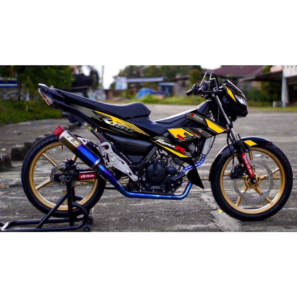 Jual Sticker Striping Stiker SATRIA INJEKSI - Stiker Striping Hologram ...