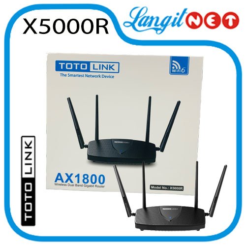 Jual TOTOLINK X5000R AX1800 Wireless WIFI 6 Router | Shopee Indonesia