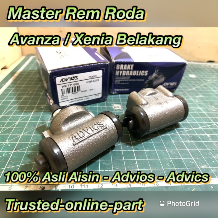 Jual Master Rem Avanza Xenia Belakang 100% Asli Aisin Advios Advics ...
