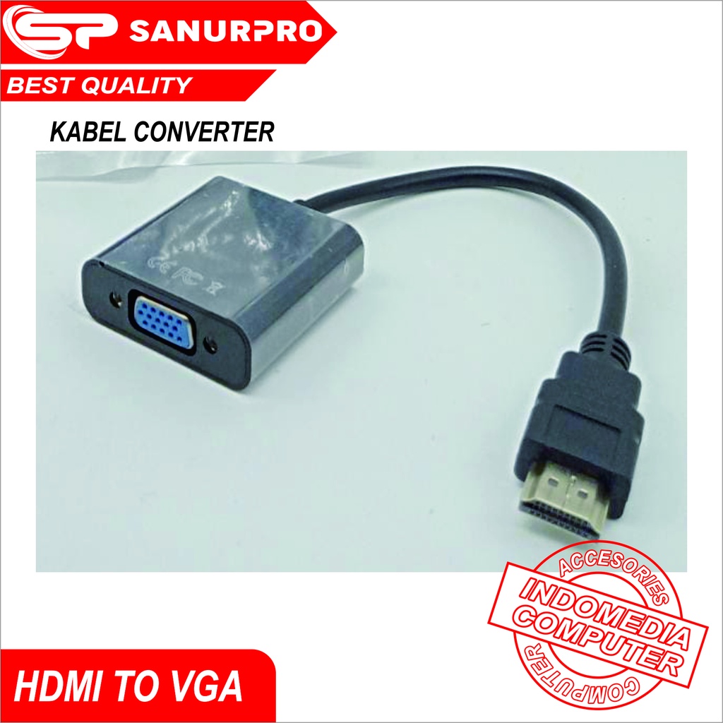 Jual KABEL CONVERTER HDMI TO VGA | Shopee Indonesia