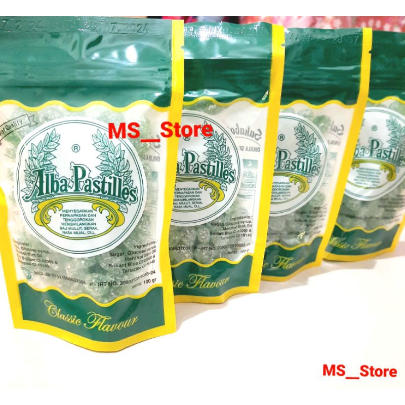 Jual Permen Alba Pastilles Permen Pelega Tenggorokan Permen Minyak Kayu ...