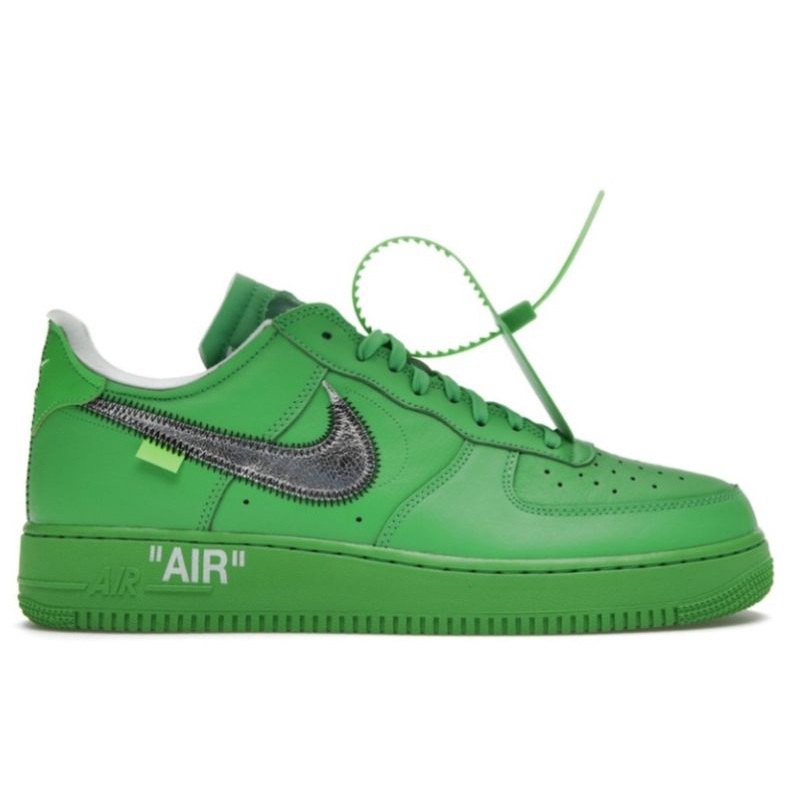 Jual Nike Air Force 1 Low Off-White Brooklyn Green || off white ...