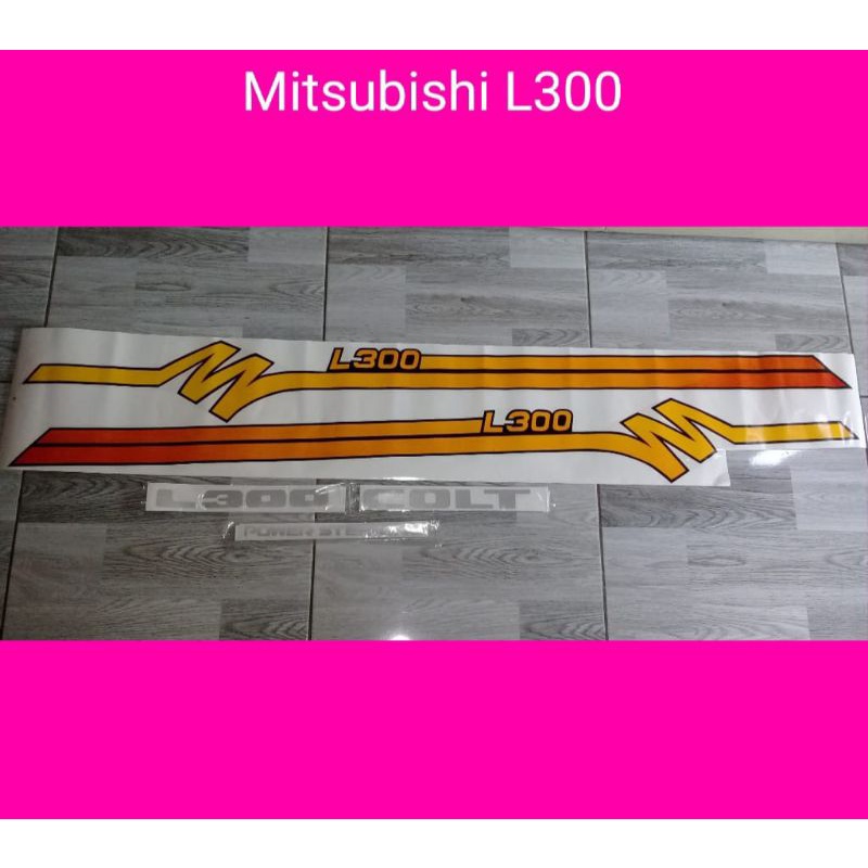 Jual List body stiker Mitsubishi L300 pickup bak | Shopee Indonesia