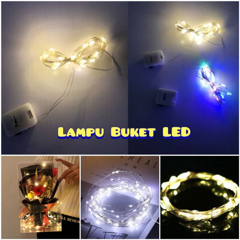 Jual Bouquet LED Lighting Lampu handbouquet buket fairy light Lampu ...
