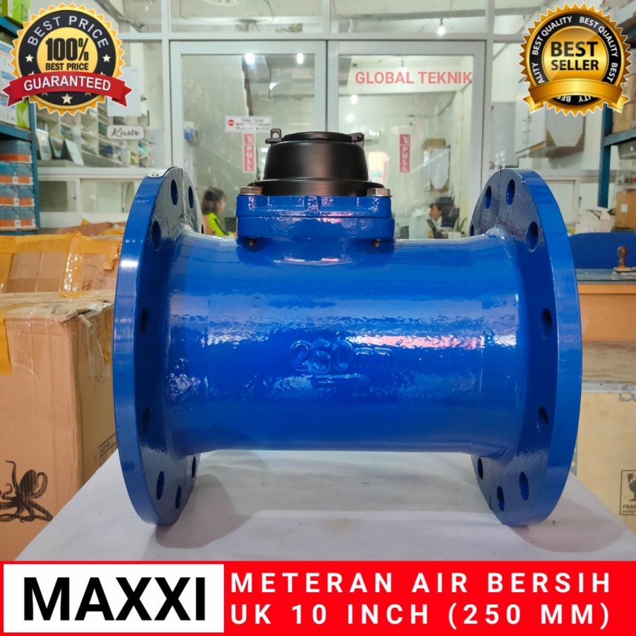 Jual Meteran Air 10 Inch (DN 250) Flange End PN16 - Flow Meter 10 inch ...