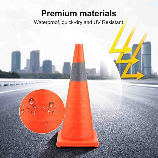 Jual Emergency Cone Kerucut Segitiga Foldable Traffic Lipat Mobil 45CM 90CM | Shopee Indonesia