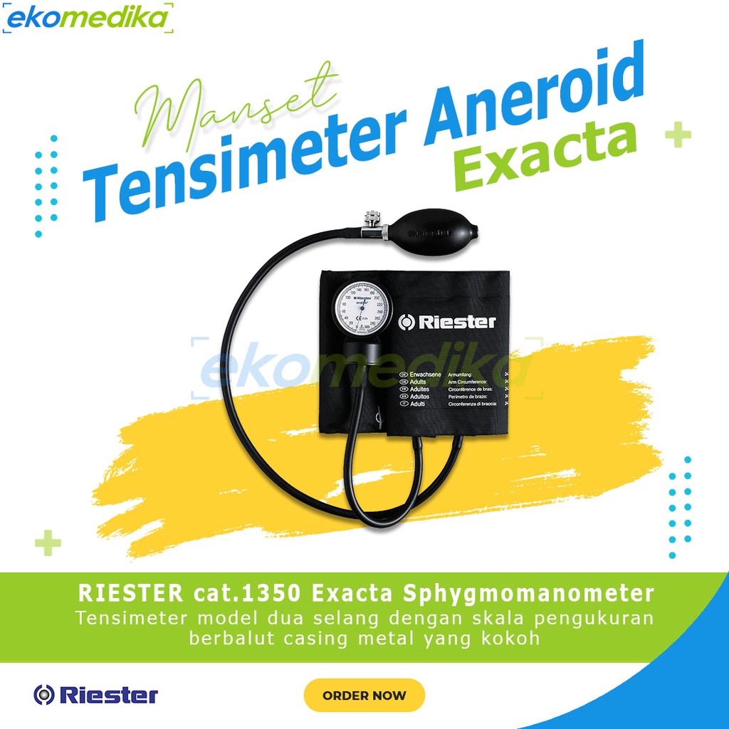 Jual Tensimeter Exacta RIESTER - Germany Tensi Jarum Manual Aneorid ...