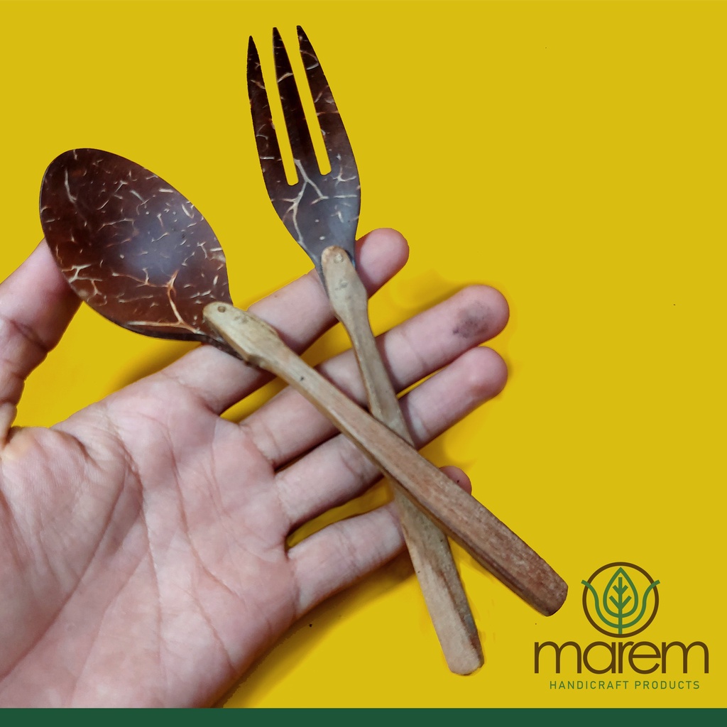 Jual SENDOK GARPU MAKAN KAYU DAN BATOK KELAPA - FOODGRADE- SOUVENIR ...